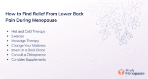 Menopause and Lower Back Pain: Are They Connected?