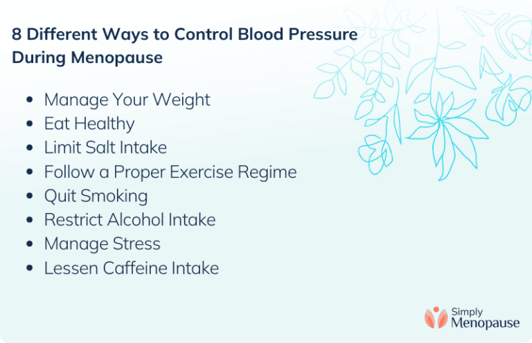 8 Ways to Control High Blood Pressure During Menopause