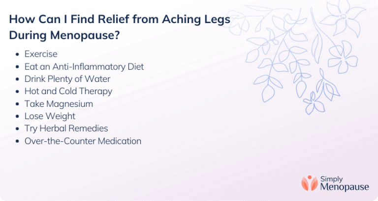 Aching Legs During Menopause: Symptoms and Solutions
