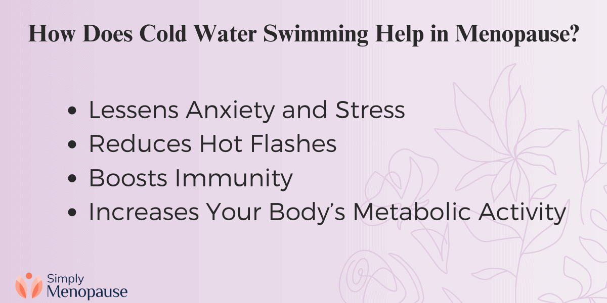 Cold Water Swimming During Menopause: 4 Benefits and 4 Risks