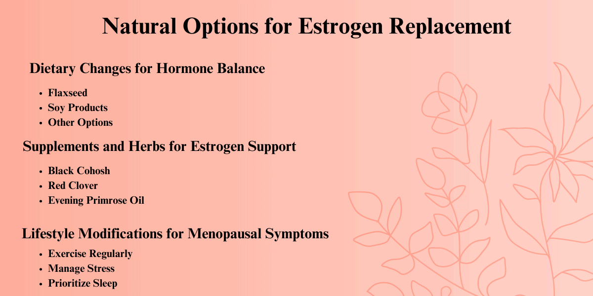 Natural Estrogen Replacement Therapy: A Comprehensive Guide